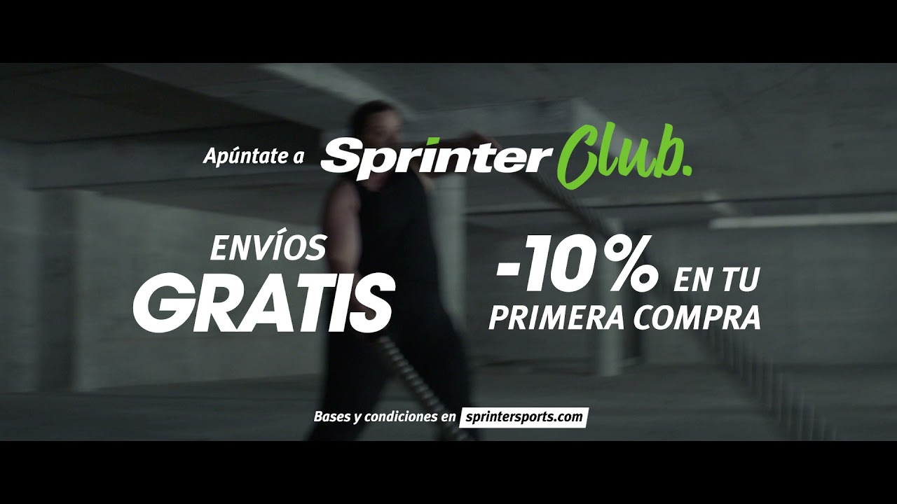 Envíos gratis* + 10% en tu primera compra | Sprinter - YouTube