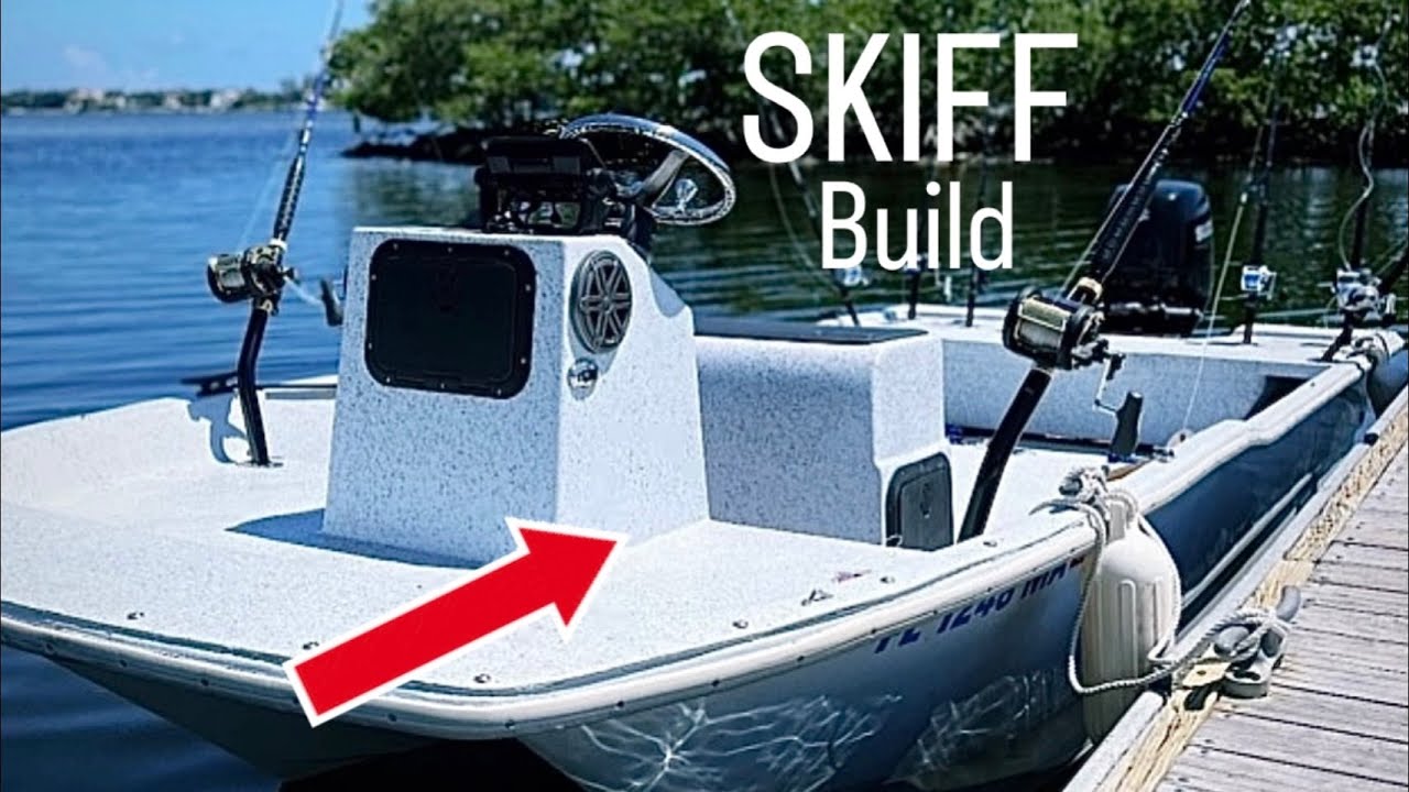 Custom Skiff Build catamaran boat - YouTube