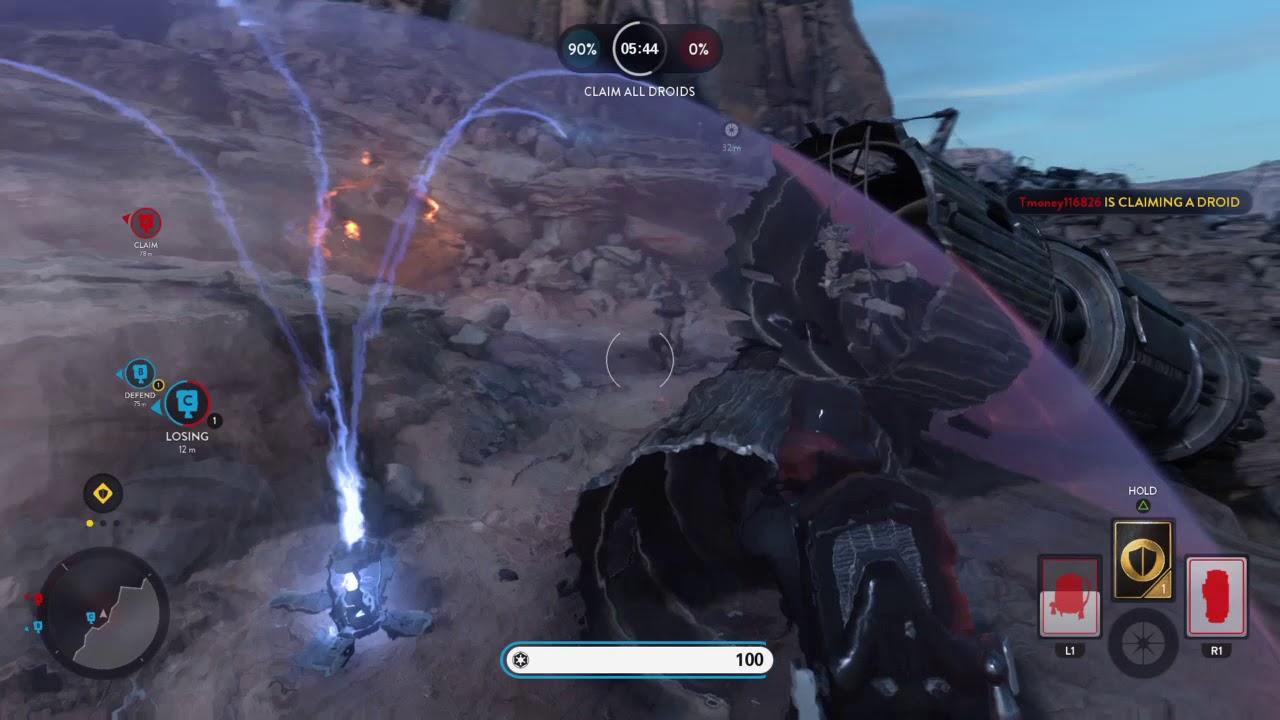 Star Wars Battlefront - Man vs. Squad Shield - YouTube