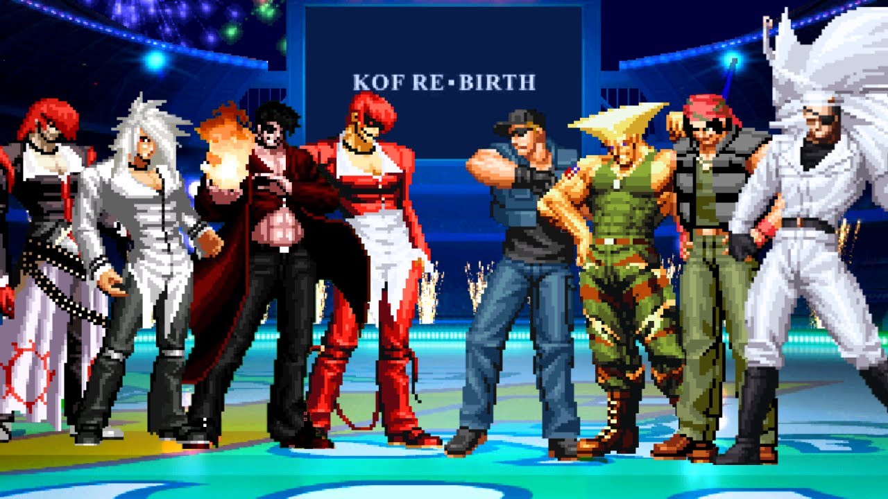 [KOF Mugen] Iori Yagami Team Vs Ikari Warriors Team - YouTube