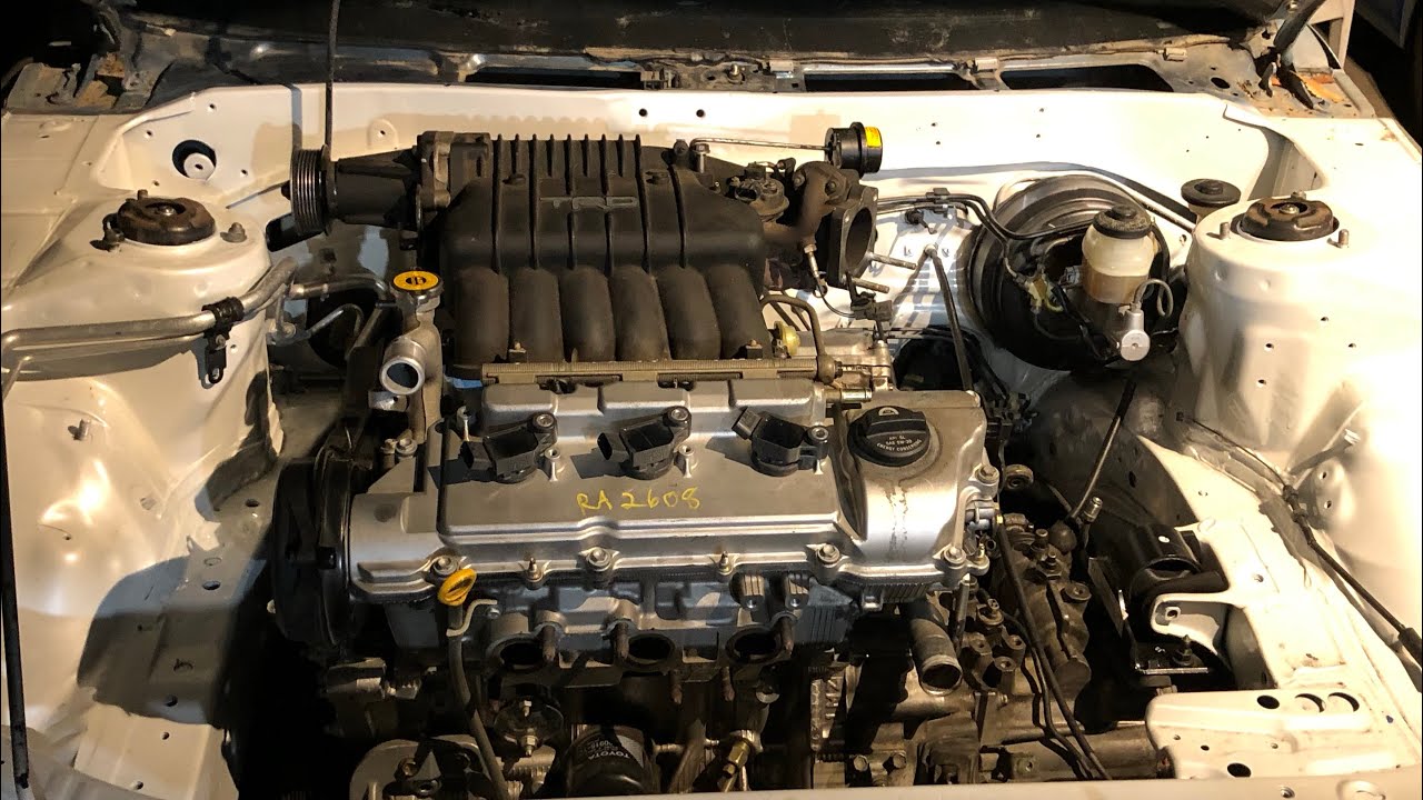 Pt: 7 The Whining V6 Celica / Installing a S54 transmission to a 1MZ-FE ...