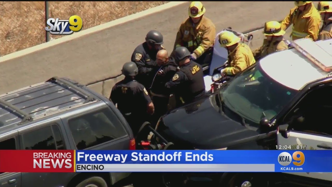 Armed Suspect In Custody After Standoff Halts Traffic On 101 Freeway ...