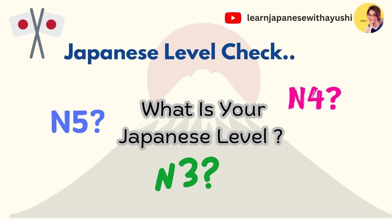 Test Your Japanese Level! 🌸 | JLPT N5 To N3 Quiz & Challenge! - YouTube