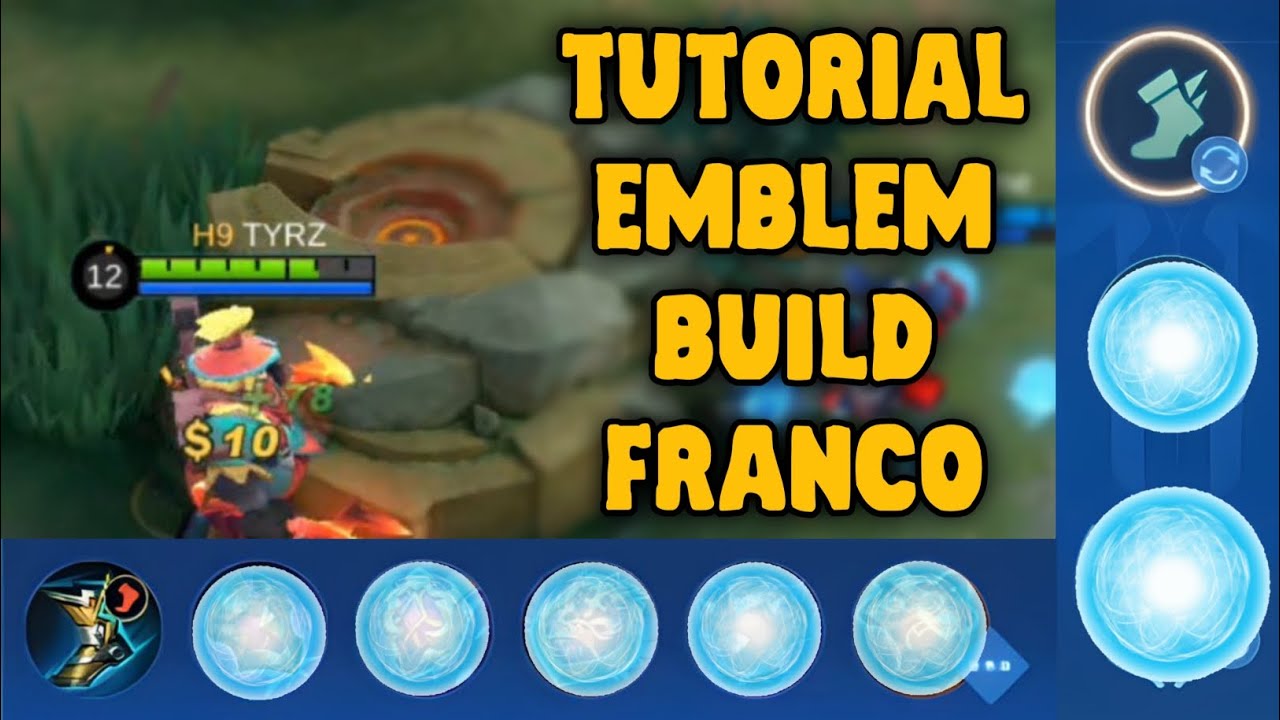 Tutorial Settigan Emblem Baru dan Build Franco Tyrannz | Mobile Legends - YouTube
