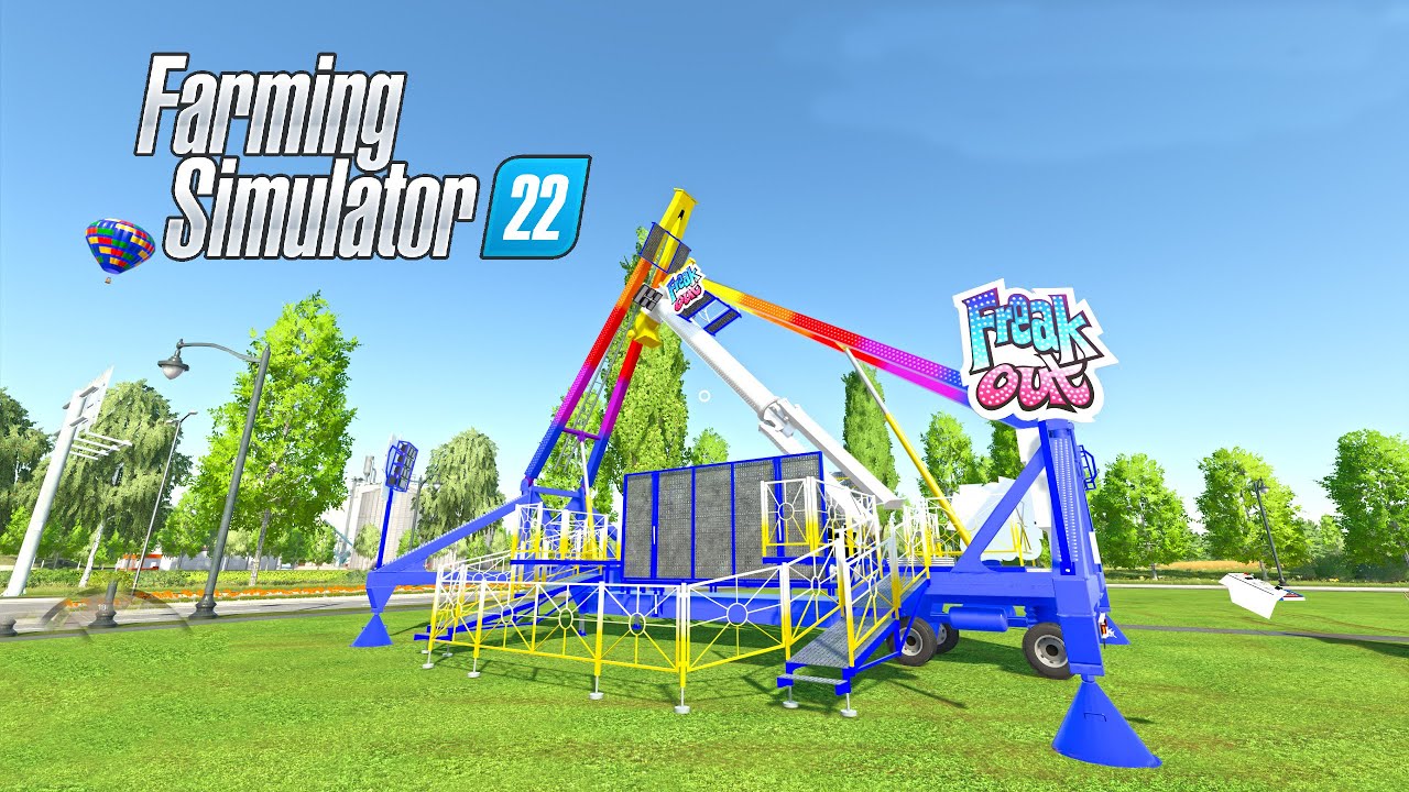 FREAK OUT NUEVA ATRACCIÓN 🏡 FARMING 22 - YouTube