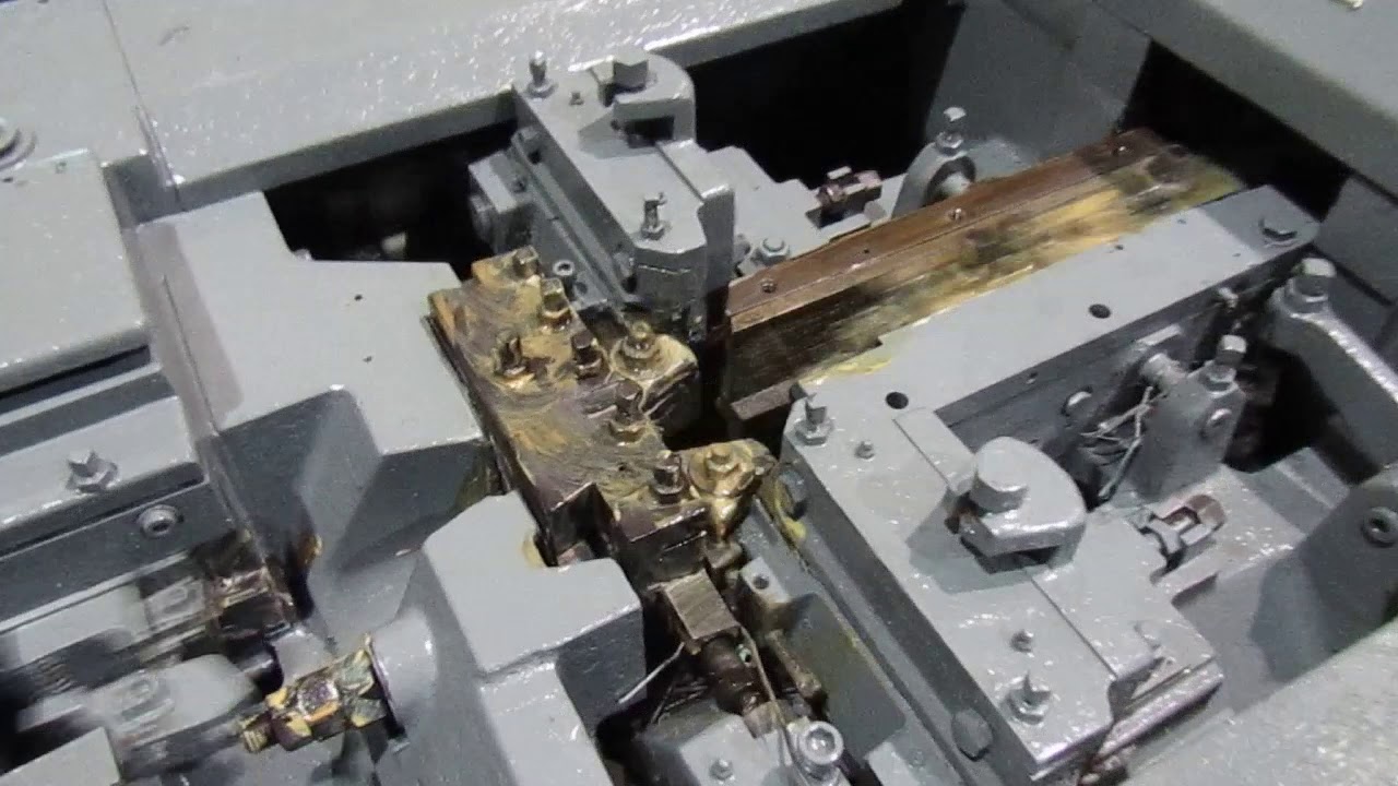 Wafios N-5 Nail Making Machine NME Ref. #: 113691 - YouTube