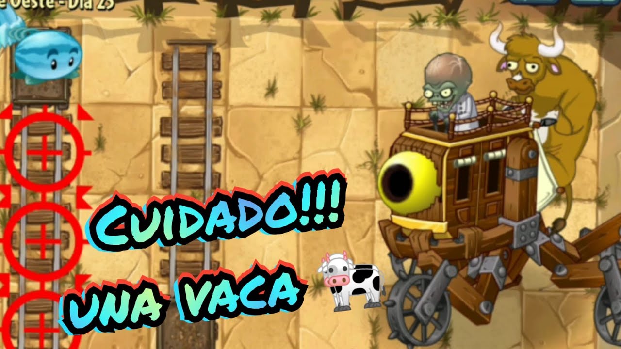 BOSS DEL OESTE Y SU VACA | Plants vs. Zombies 2: It's About Time - YouTube