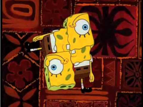 Spongebob tries to rebuild himself while I play unfitting music - YouTube