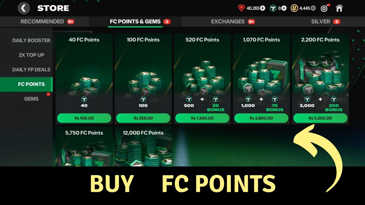 How to Buy FC Points in EA SPORTS FC Mobile Soccer - YouTube
