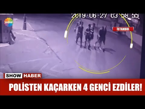 Polisten kaçarken 4 genci ezdiler