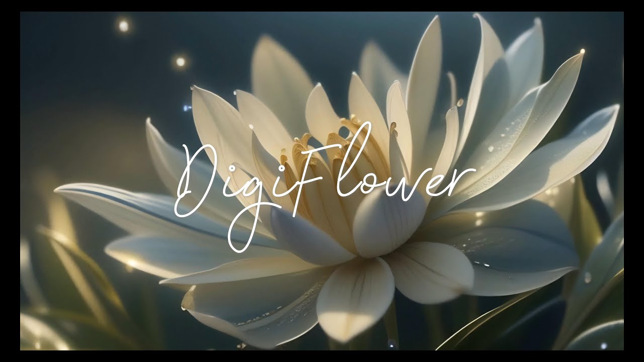 Digi Flower Digital Art - YouTube