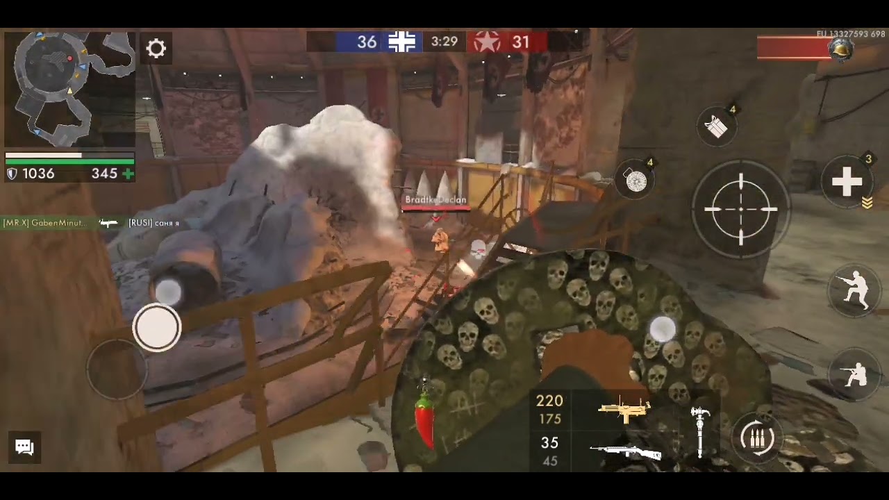 World War Heroes, Maxim Minigun, Team Deathmatch, Bloody Winter - YouTube