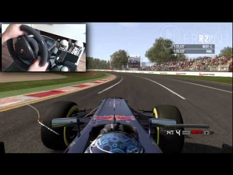 F1 2011 Exklusive HD-Gameplay Melbourne (PIP) w. Fanatec Wheel / NO AIDS Xbox 360 PS3