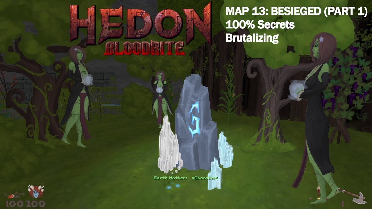 Hedon Bloodrite - Map 13: Besieged (Part 1) (Brutalizing, 100% Secrets) - YouTube