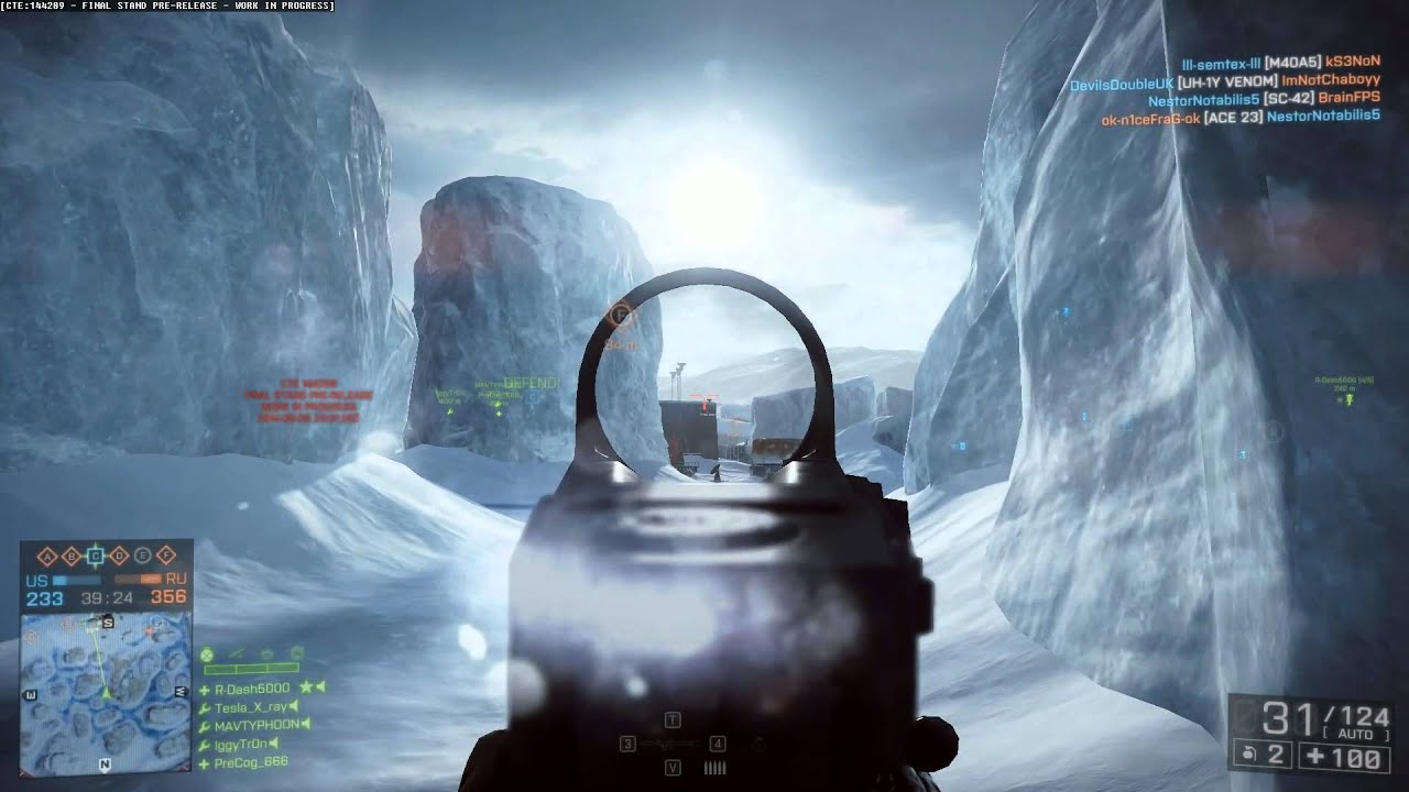 Battlefield 4 CTE or Battlefield 2143...(operation whiteout) - YouTube