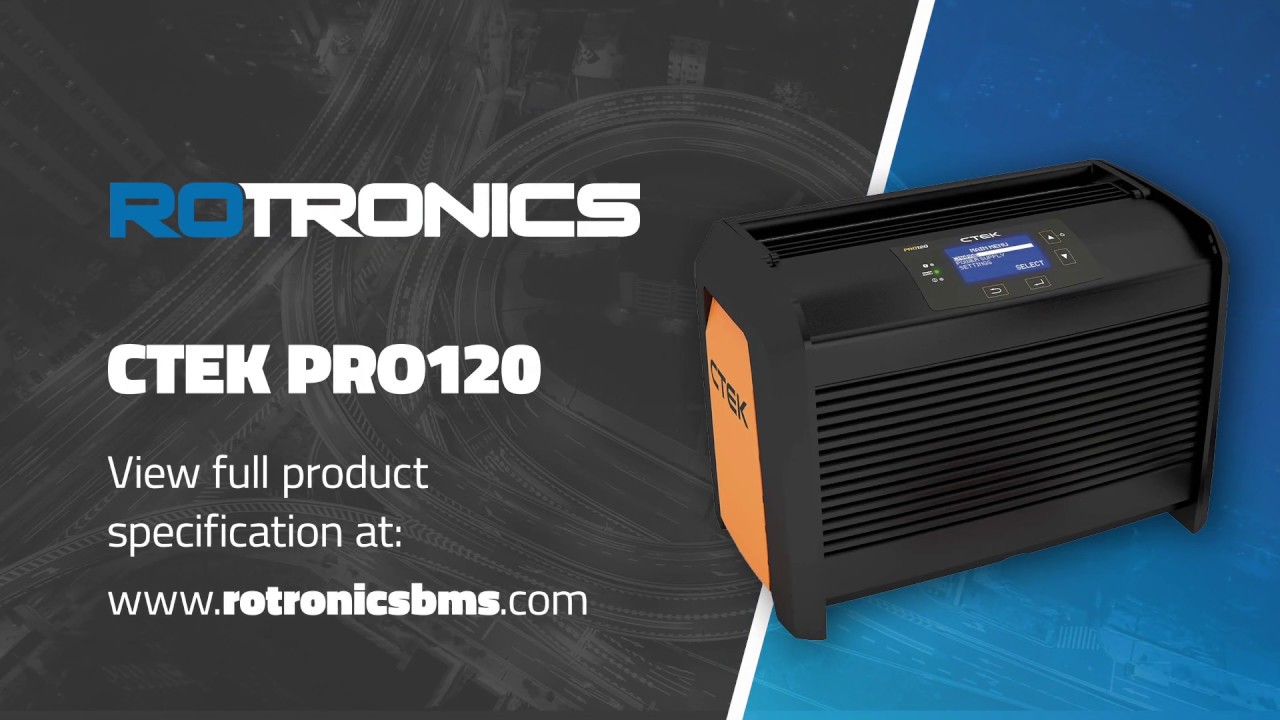 Features and Benefits of the CTEK PRO 120 Battery charger - YouTube
