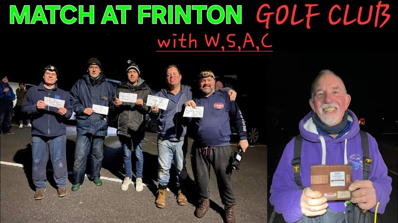 match fishing at frinton Golf Club with W,S,A,C. - YouTube