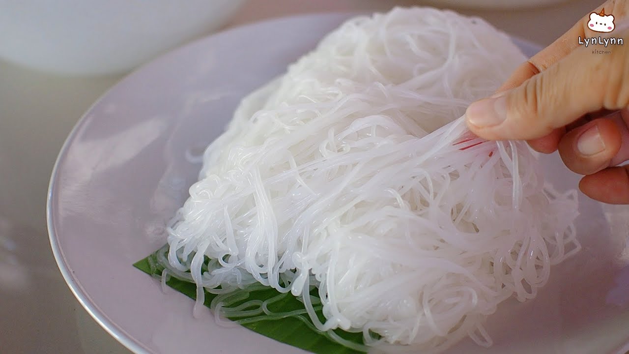 Low Carb - Homemade Rice Noodle | Molecular Gastronomy - YouTube