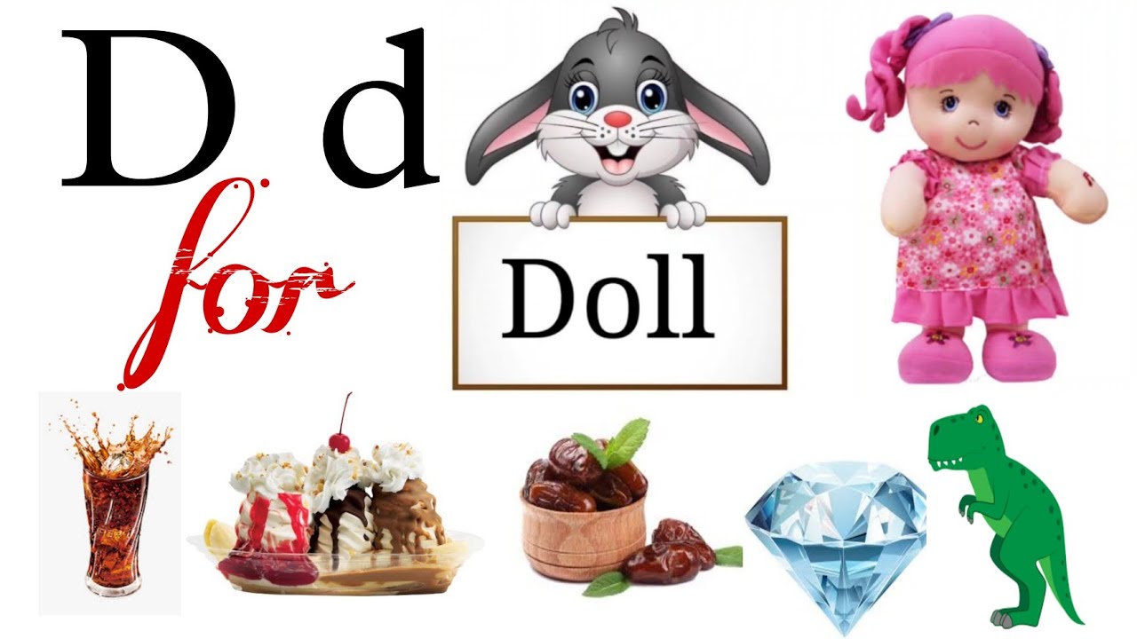 D words | Alphabets | abcd | D letter words for kids | English words ...