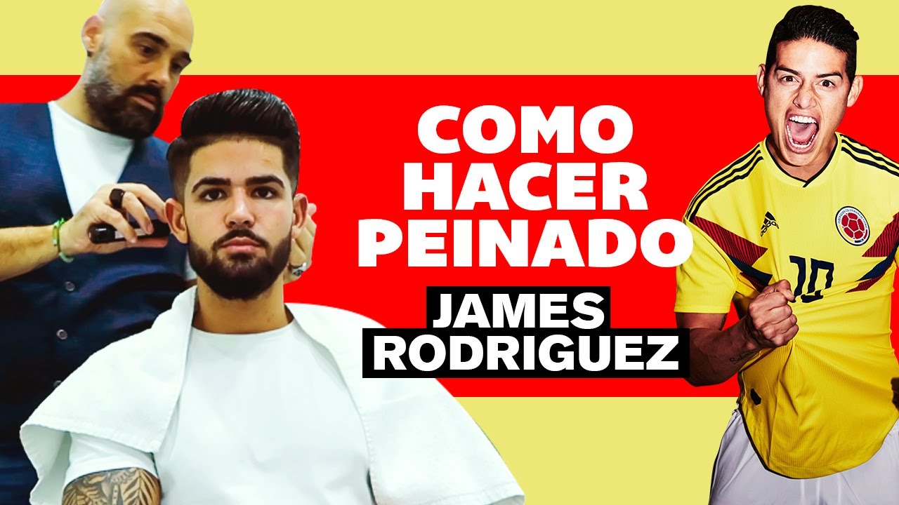 Como hacer el PEINADO de JAMES RODRIGUEZ? ⚽😍 - YouTube