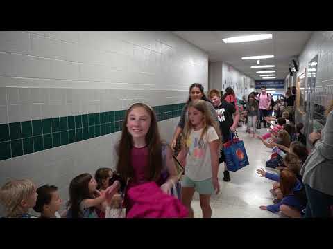 Class of 2030 Exit Walk from the Elementary School - YouTube