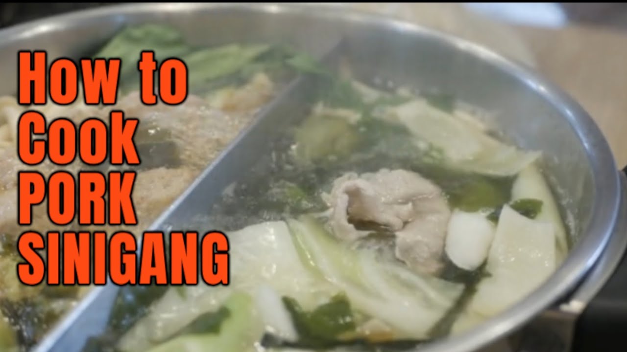 How to cook Pork Sinigang - YouTube