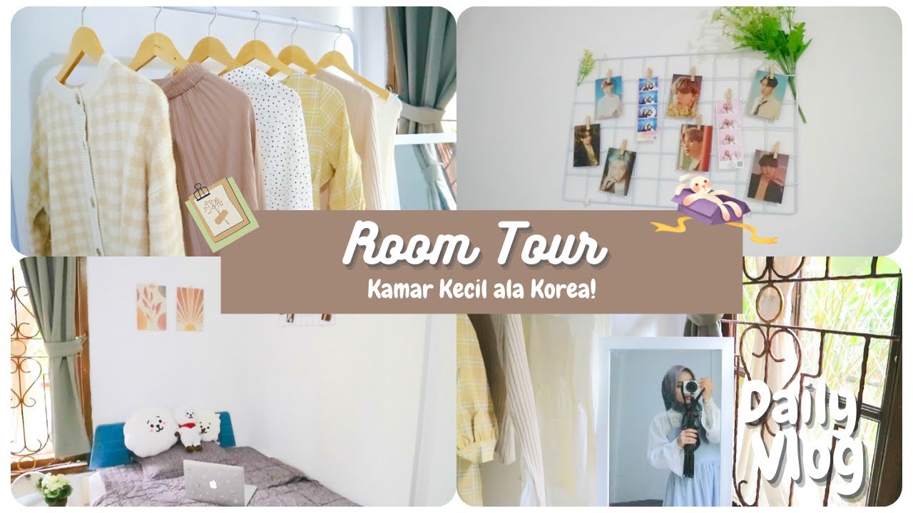 Room Tour| Small Room Korean Design Inspired (3x3m) - YouTube