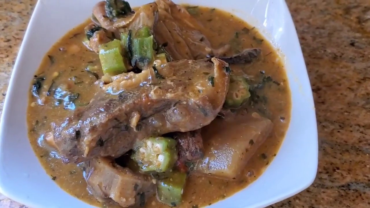 How to make Fast, delicious Ogbono (draw)soup recipe 🇳🇬 - YouTube
