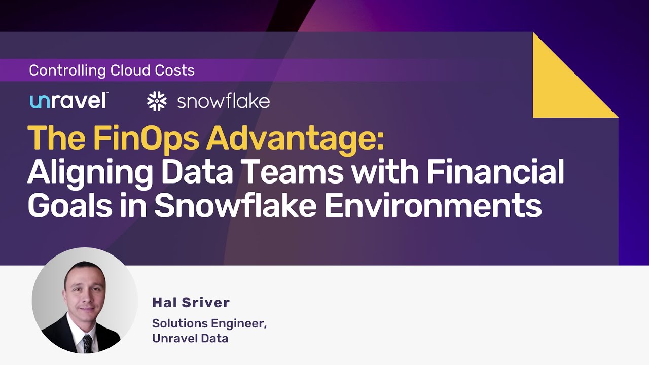 The FinOps Advantage: Aligning Data Teams with Financial Goals in ...