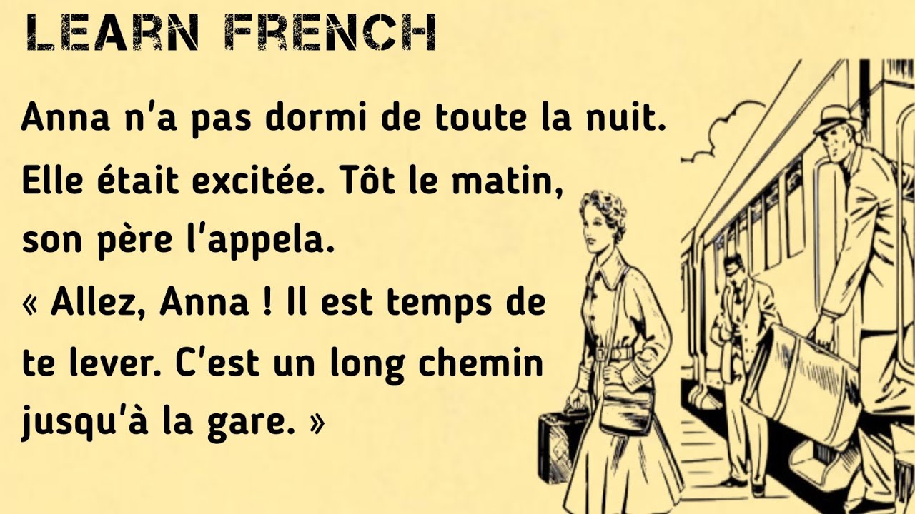 French Story for beginners ( A1-A2 ) । Anna et le combattant - YouTube