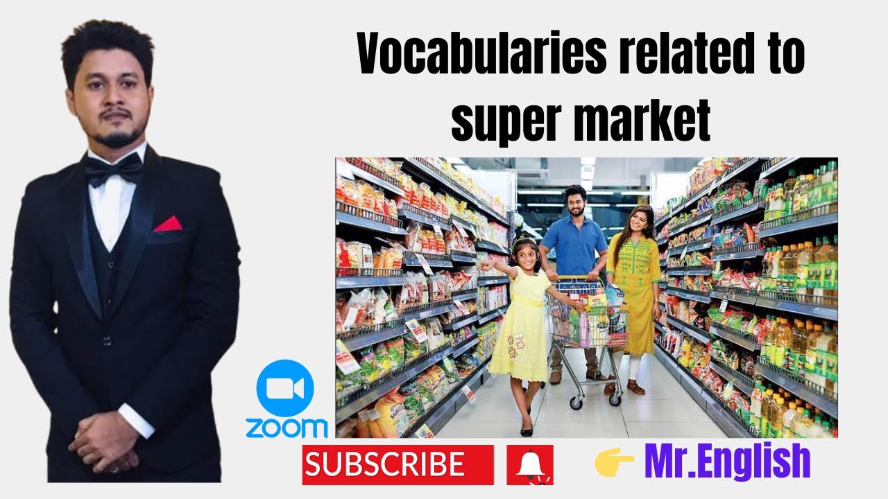 lesson on super market for grade 09 | Super market Vocabulary - YouTube