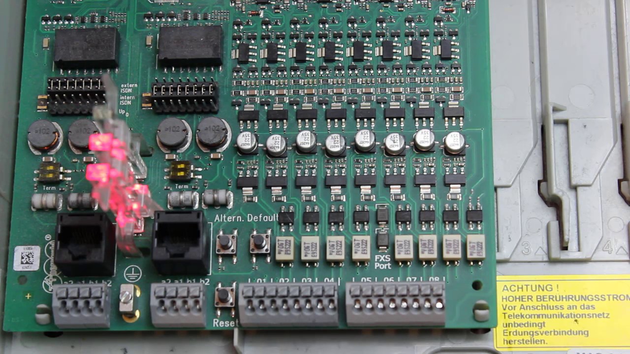 Auerswald COMpact 4000 Auslieferzustand herstellen - YouTube