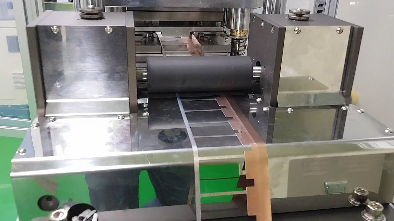 Punching Machine for Lithium Metal Anode - YouTube