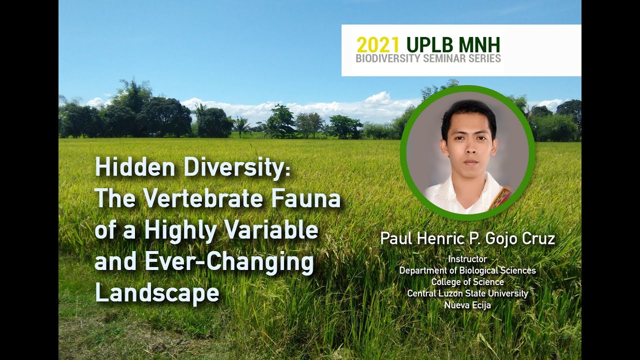 2021 MNH Biodiversity Seminar: Paul Henric Gojo Cruz - YouTube