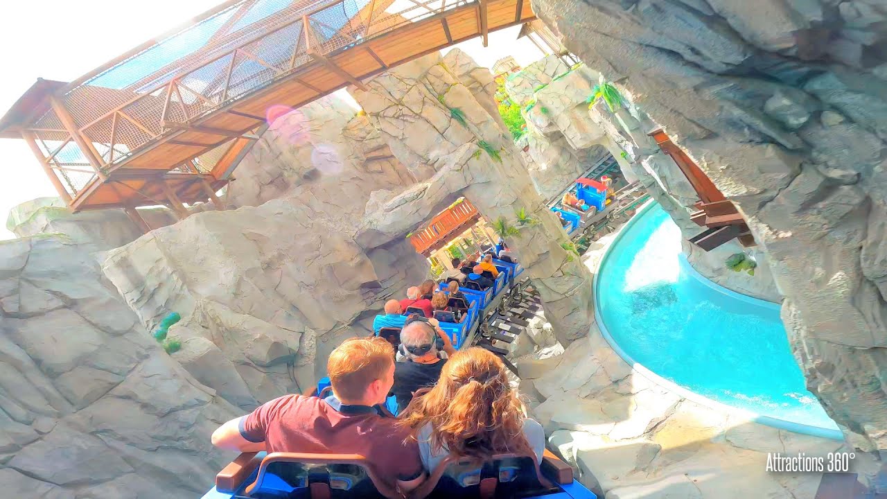 Reimagined Log Flume & Powered Coaster Ride | Rebuilt After the Fire ...
