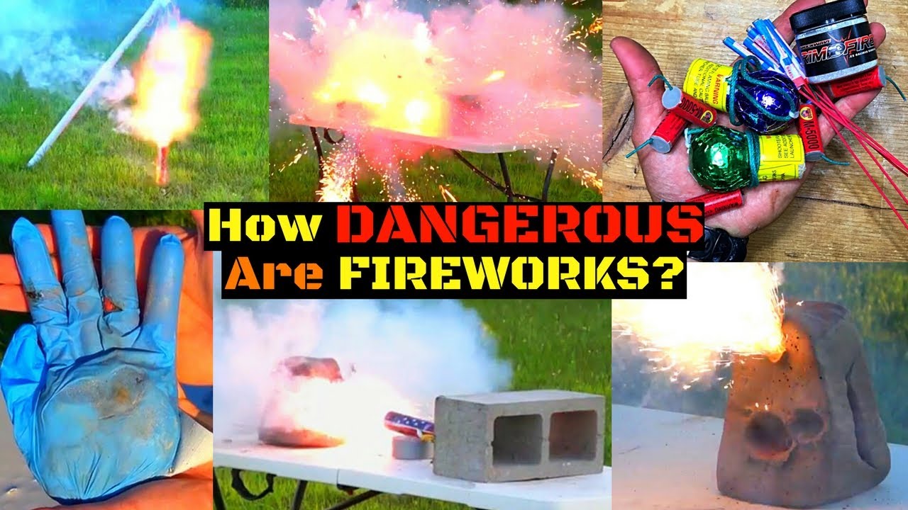 How Dangerous Are Fireworks? - YouTube