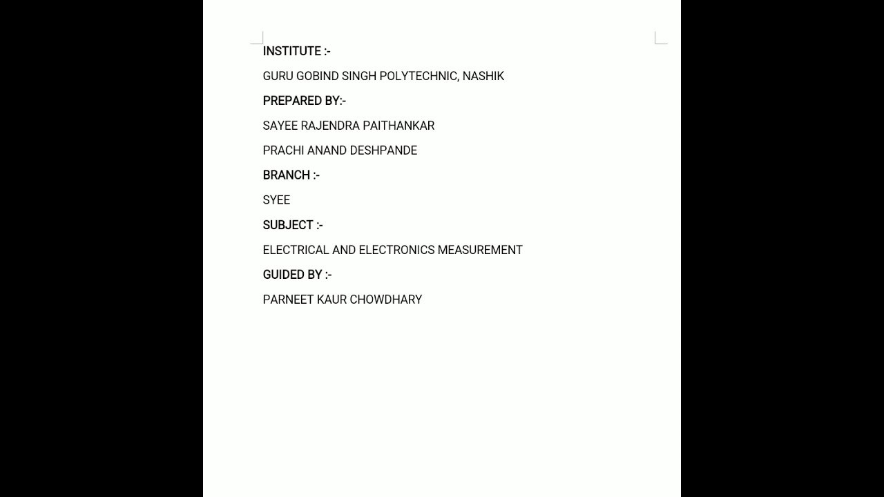 PPT on wattmeter (EEM micro project) - YouTube