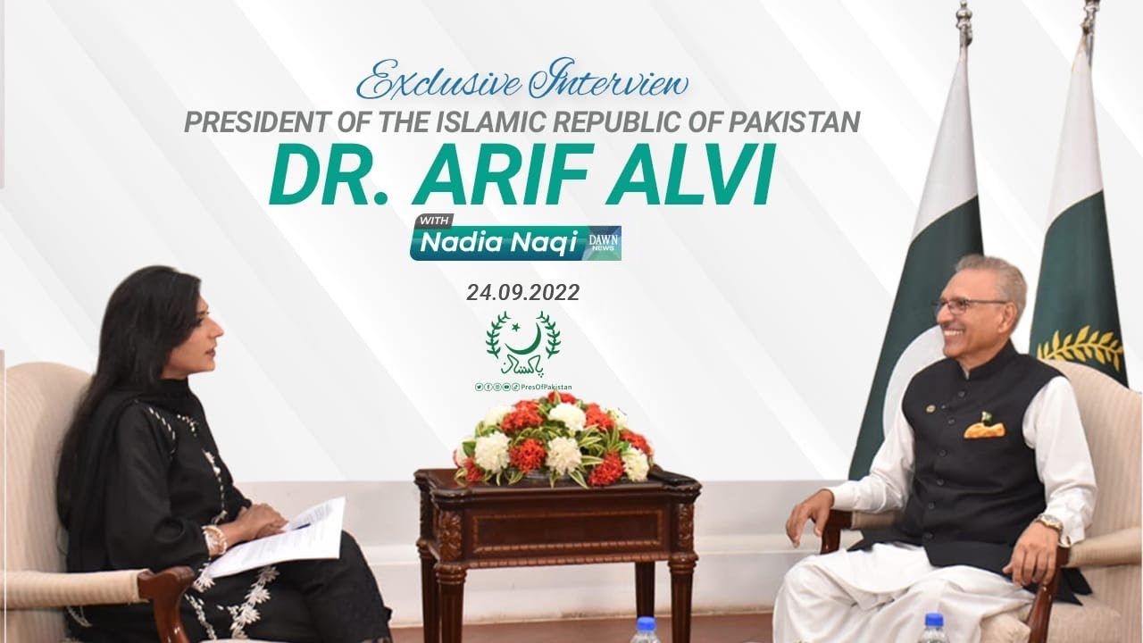 President Dr. Arif Alvi's exclusive interview with Dawn News | 24.09. ...