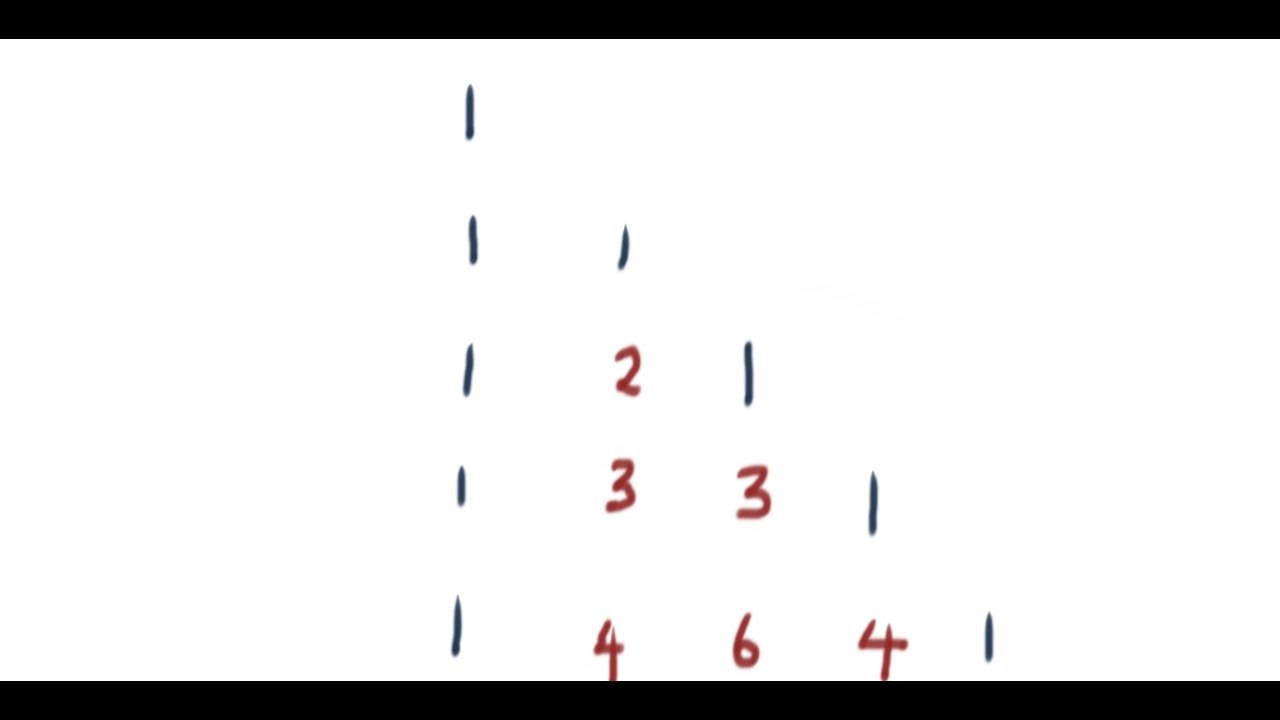 how to quickly get the pascals triangle - YouTube