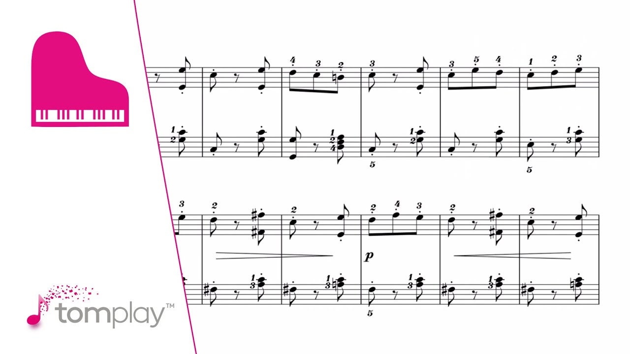 Dukas: The Sorcerer's Apprentice - Piano Sheet Music - YouTube
