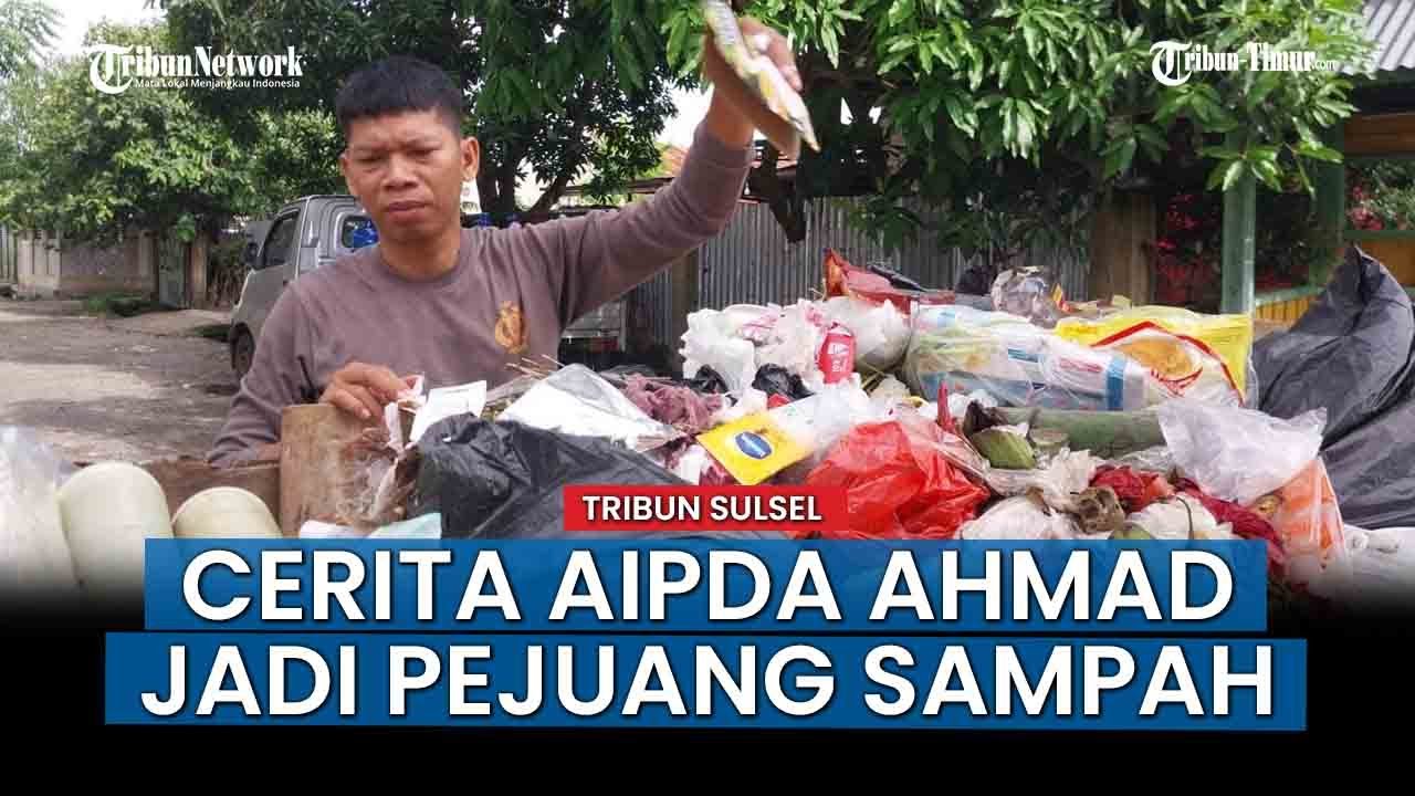 POLISI VIRAL! Aipda Ahmad Syarifuddin Jadi Pejuang Sampah di Perumahan ...