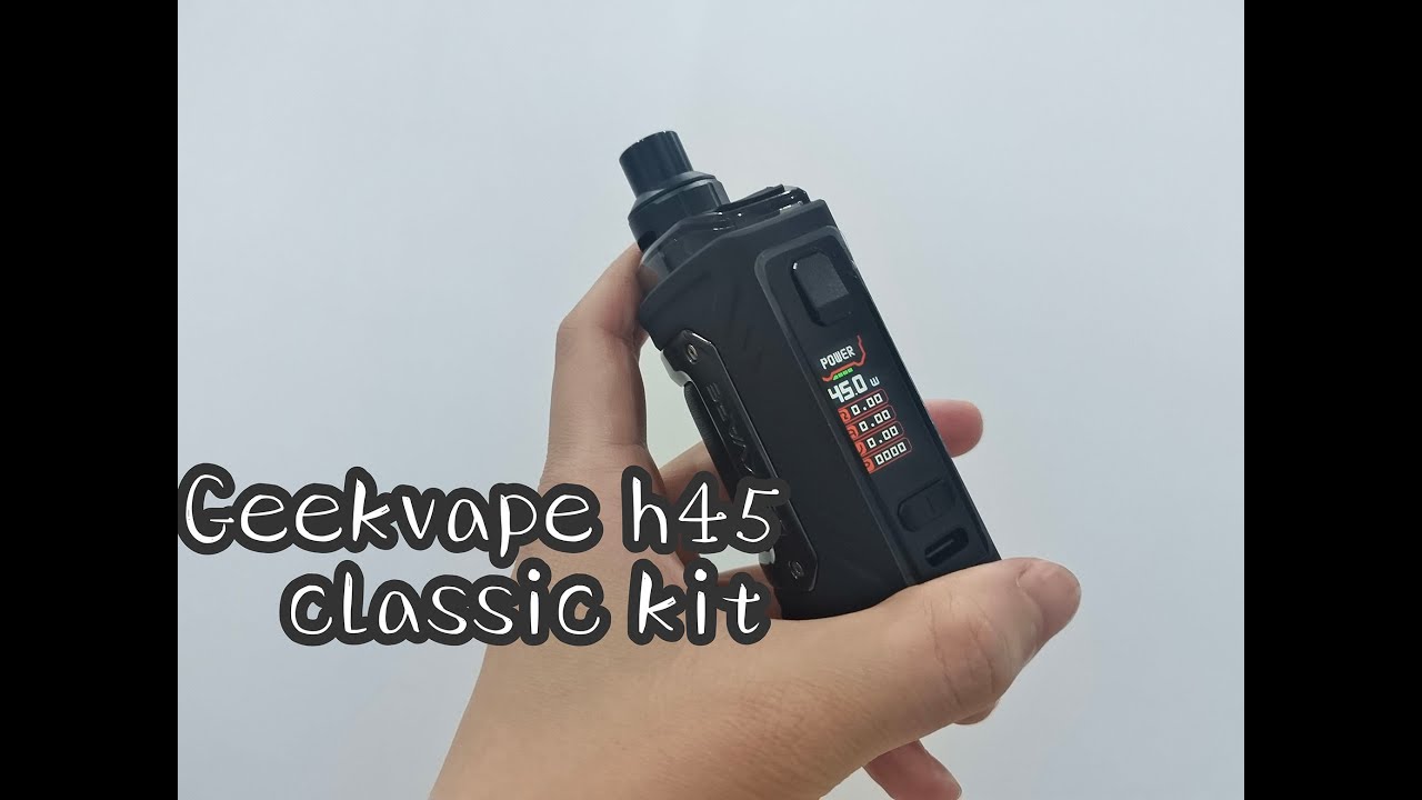 GeekVape H45 Classic Aegis Hero 3 Kit is coming! - YouTube