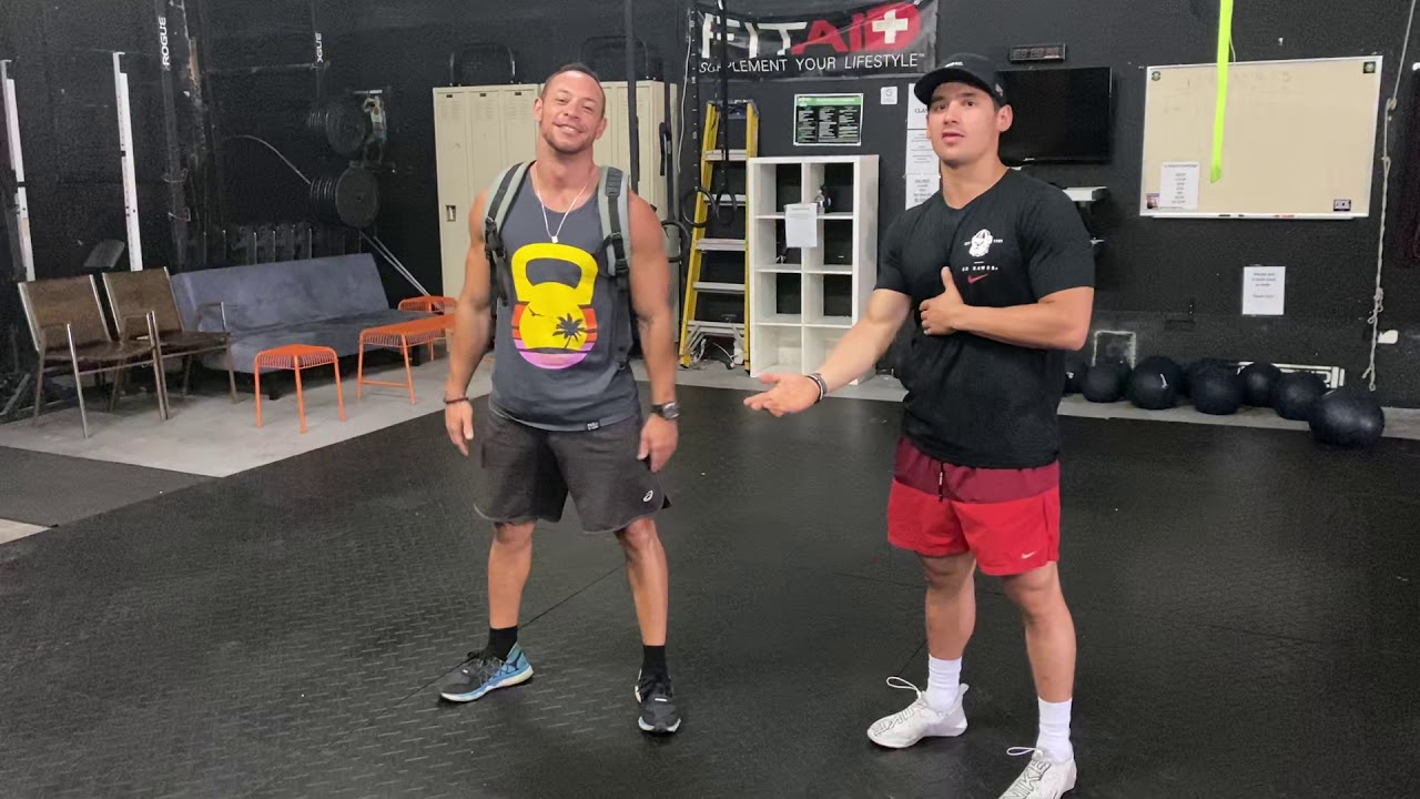 backpack jump squats - YouTube