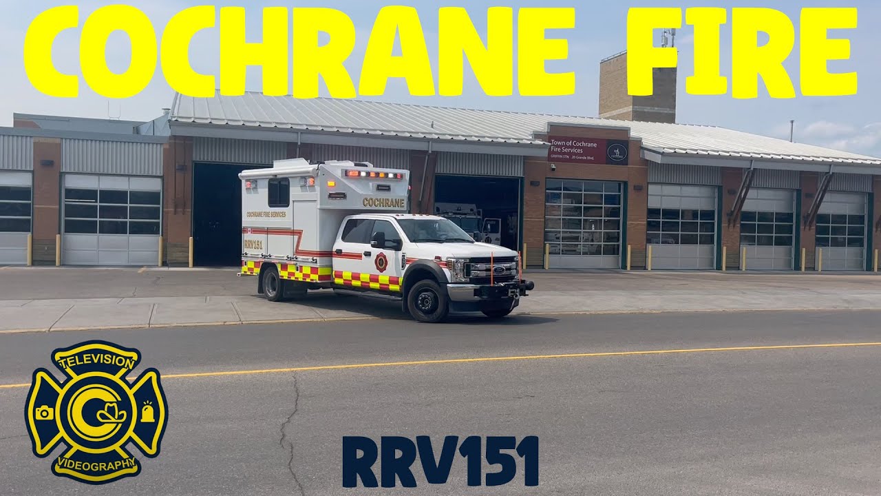 **RARE/TONES** Cochrane Fire Response Rapid Response Vehicle 151 ...