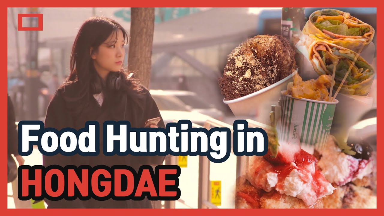 You CAN'T MISS these Street Food in HONGDAE, Seoul - YouTube