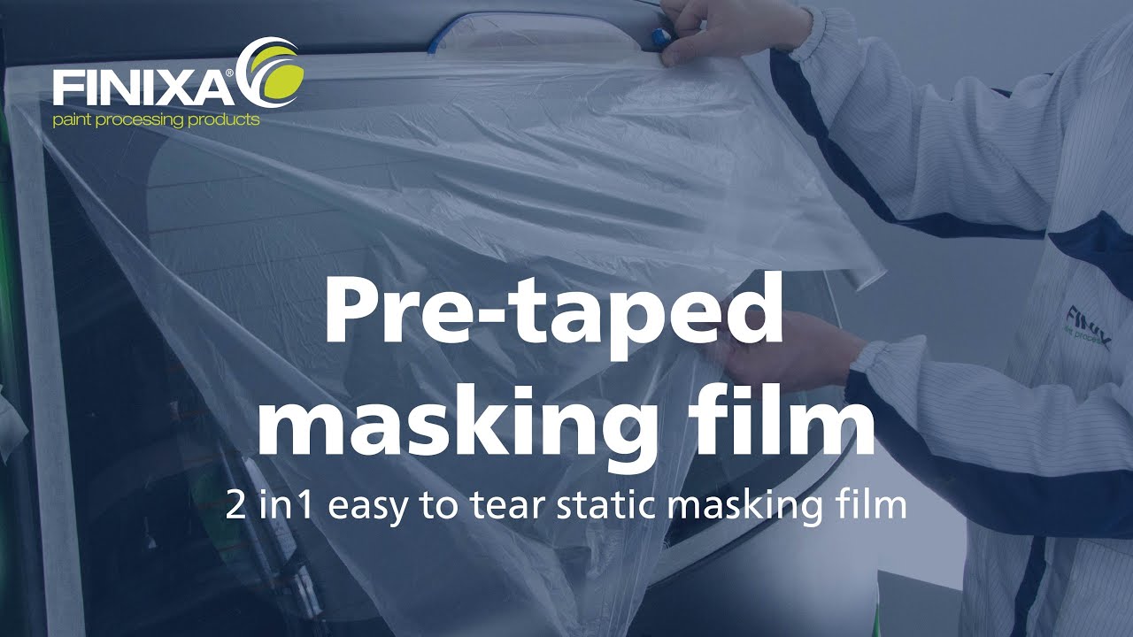 Super easy to tear static masking film, no need for tape 🤯 - YouTube