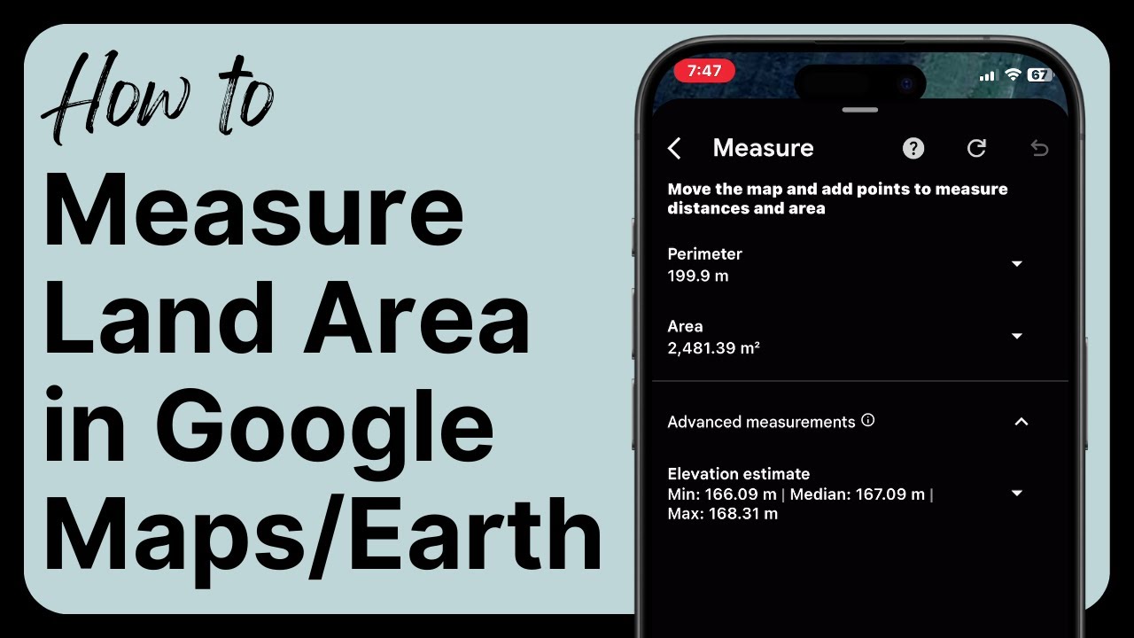 How to Measure Land on Google Maps in Seconds - YouTube