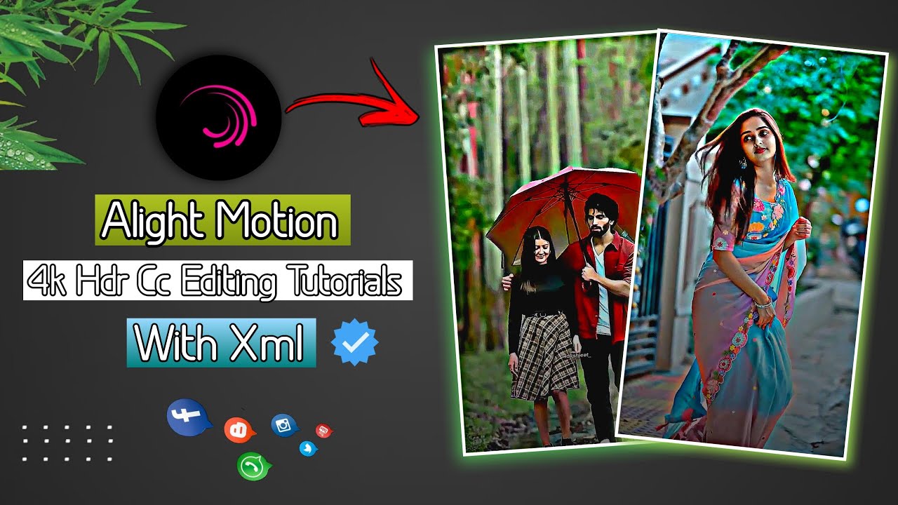 💞4k Quality Hdr Cc Video Editing Tutorials In Using Alight Motion # ...