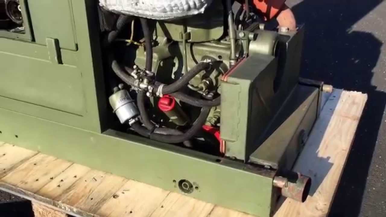2,2KW DIESEL HATZ BUNDESWEHR STROM GENERATOR NOTSTROM STROMAGGREGAT ...