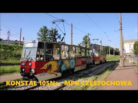 KONSTAL 105Na 646-647 MPK CZĘSTOCHOWA - Linia 1/2 - YouTube